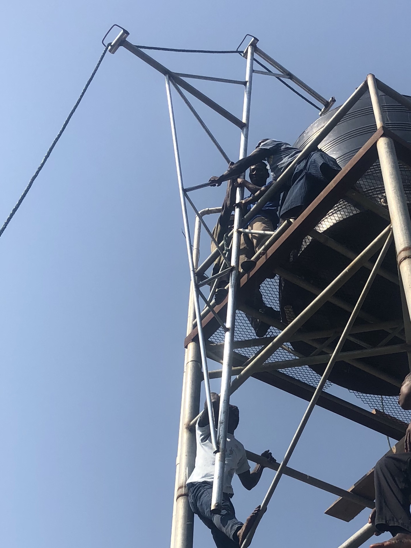 The Water Tank Trebuchet – Gbarnga Mission | Liberia – West Africa